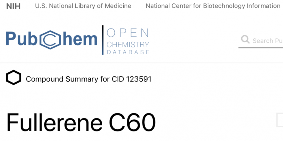 Fullerene C60 - PubChem Review - FullerLifeC60 - BioActive C60