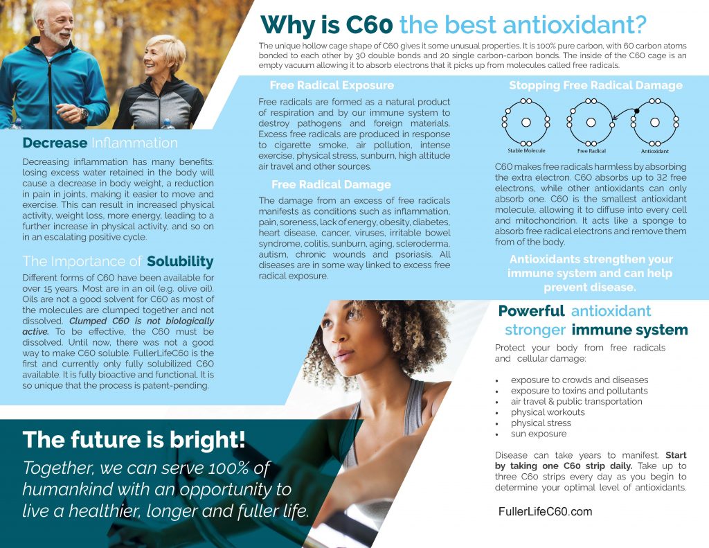 FullerLifeC60 Tri-Fold Brochure - FullerLifeC60 - BioActive C60